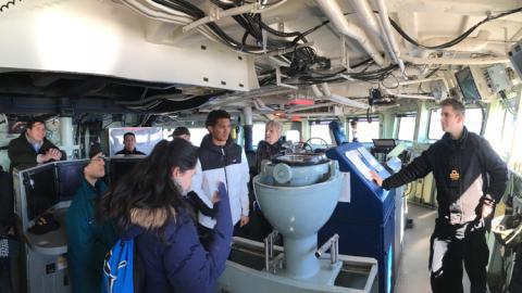 STFX STUDENTS HAVE RARE OPPORTUNITY TO TOUR THE ROYAL CANADIAN NAVY ...